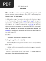 HCP Structure and Miller Indices | PDF | Crystal Structure | Geometry