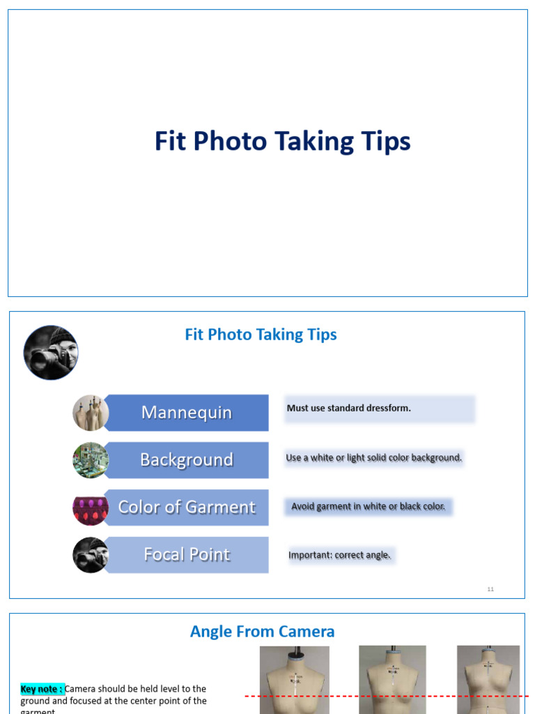 Fit Photo Taking Tips | PDF