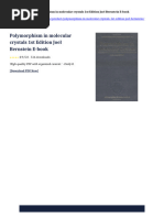 Polymorphism vs. Allotropy Explained | PDF | Carbon | Chemistry