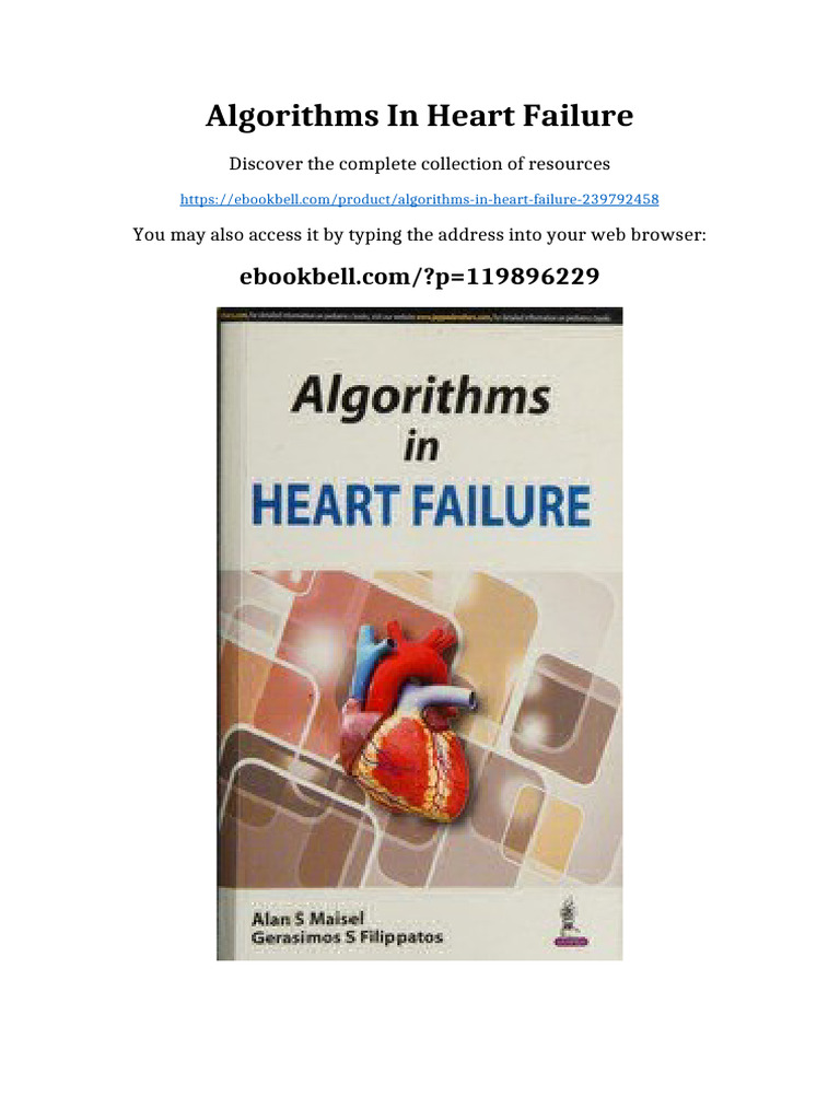 Algorithms in heart failure full | PDF | Intellectual Property ...