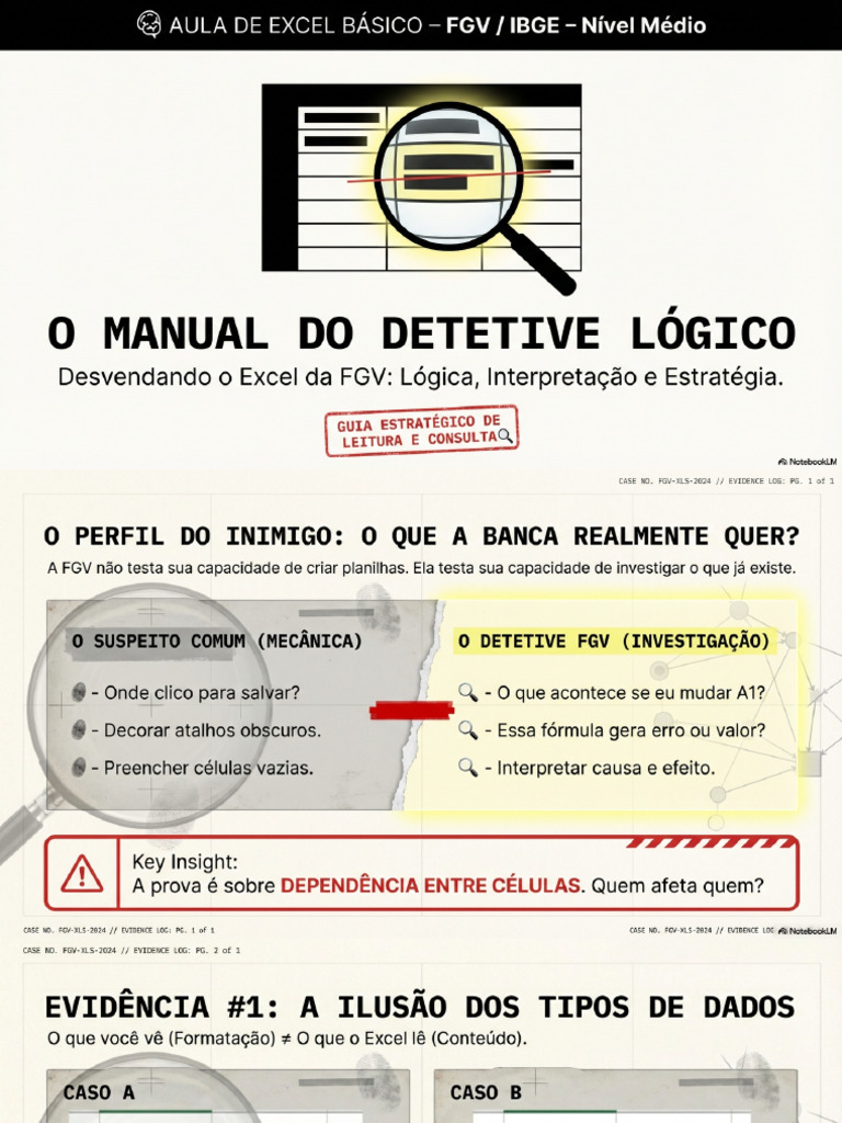 Excel Da FGV Lógica e Estratégia | PDF