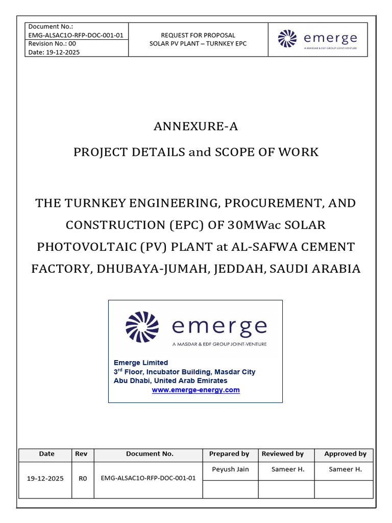 Annexure-A - Project Details and Scope of Work - Emg - R0 - 19122025 ...