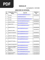 Delhi Police Stations Directory by District | PDF | Delhi