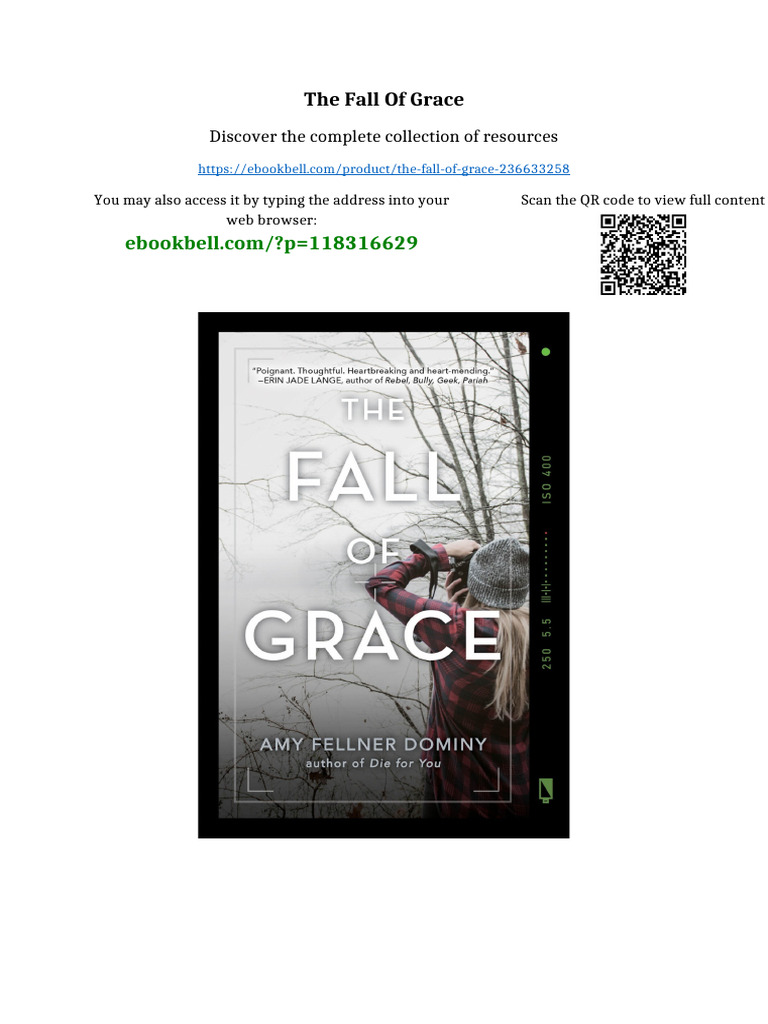 The Fall of Grace Newest Edition 2025 | PDF