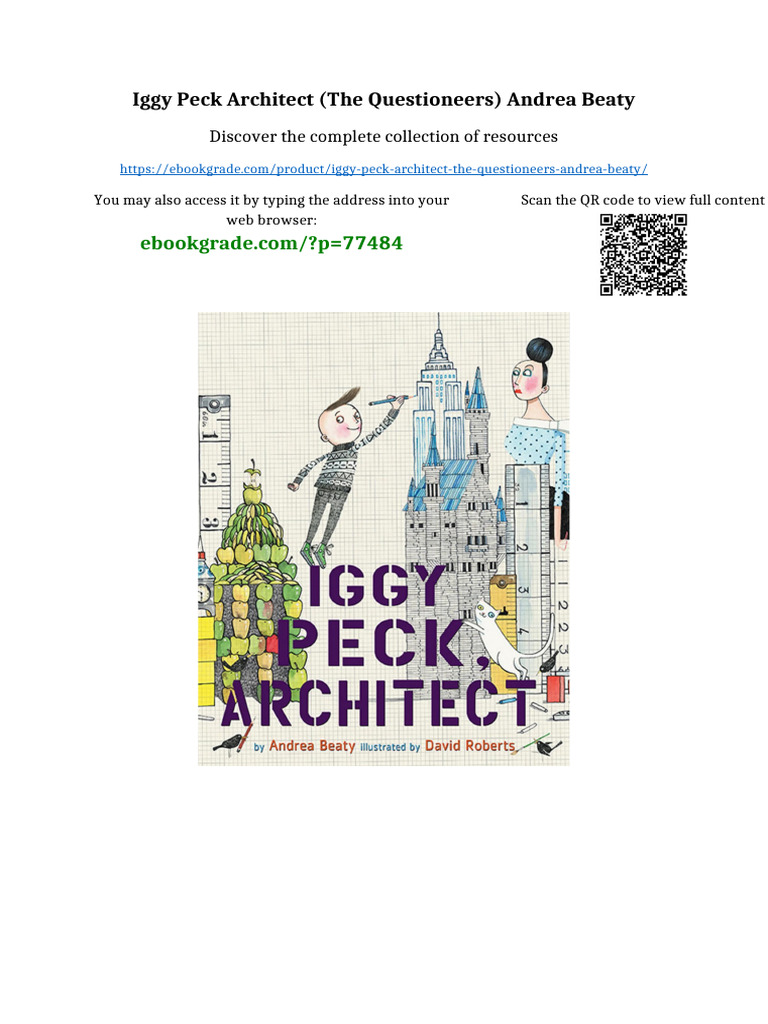 Iggy Peck Architect (The Questioneers) Andrea Beaty newest edition 2025 ...