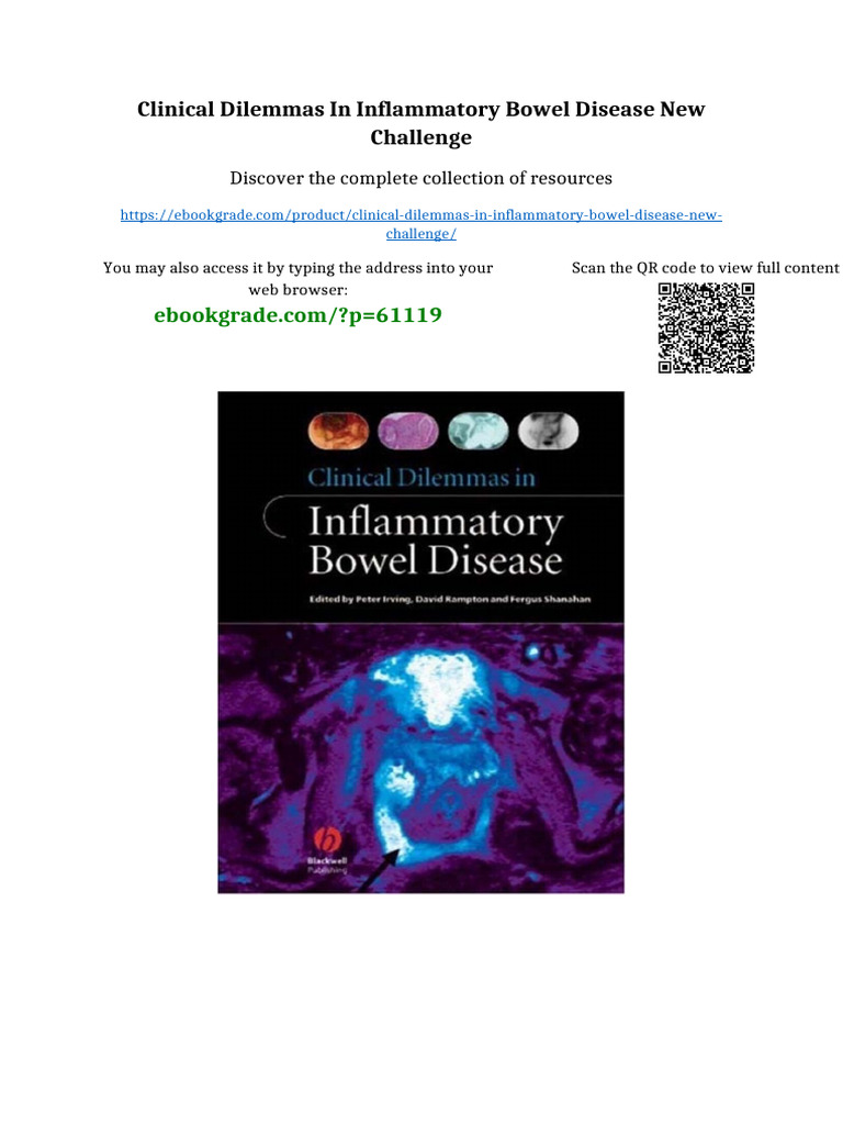 Clinical Dilemmas in Inflammatory Bowel Disease New Challenge Full ...