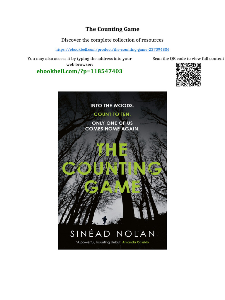 The Counting Game Available Any Format | PDF | Artificial Intelligence ...