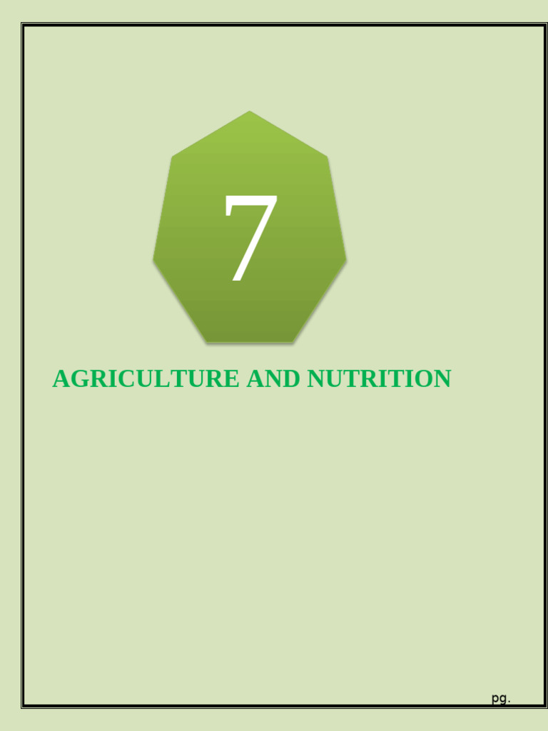 Grade 7 Agriculture Notes | PDF | Knitting | Surface Runoff