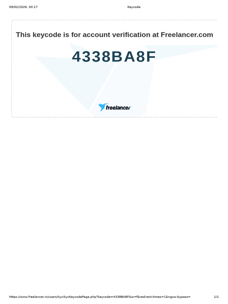 Freelancer Keycode | PDF