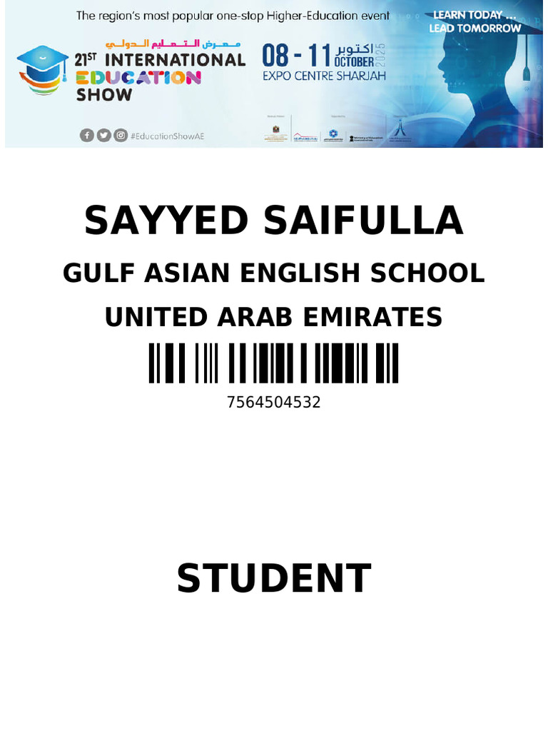 Sayyed Saifulla Badge | PDF