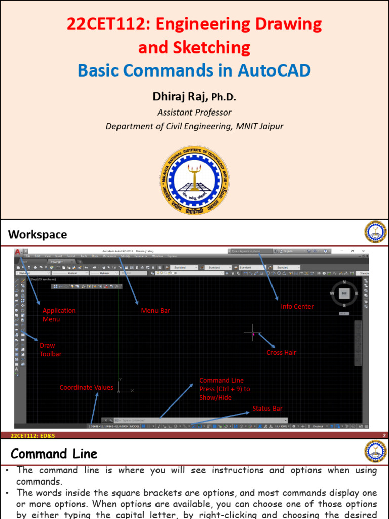 Basic Commands of Autocad | PDF | Keyboard Shortcut | System Software