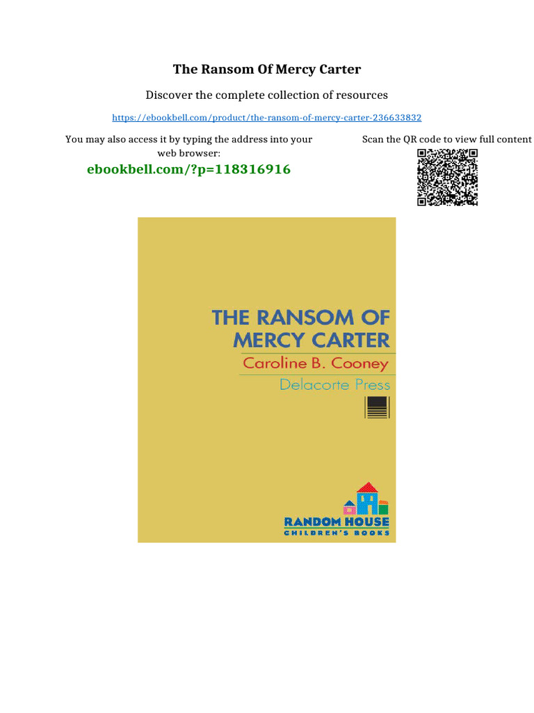 The Ransom of Mercy Carter latest pdf 2025 | PDF | Humanism | Secularism
