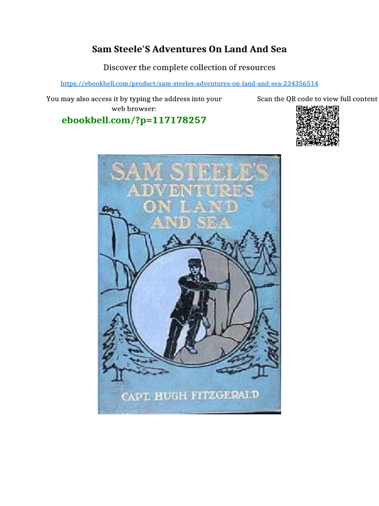 Sam Steele's Adventures on Land and Sea online pdf | PDF | Intellectual ...