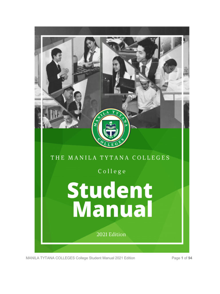 College Student Manual | PDF
