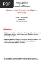 Pharmacy Alligation Practice Problems | PDF | Chemical Substances ...