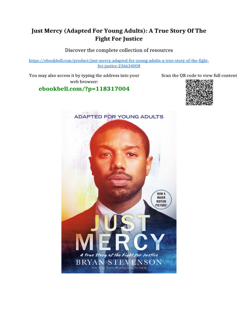 Just Mercy (Adapted for Young Adults): A True Story of the Fight for ...