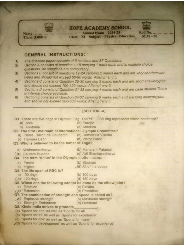 Physical Education Class 12th | PDF