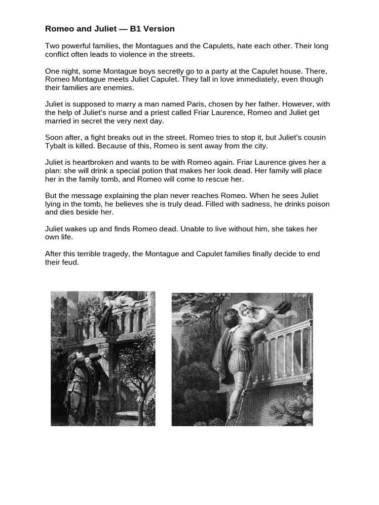 Romeo and Juliet Summary | PDF