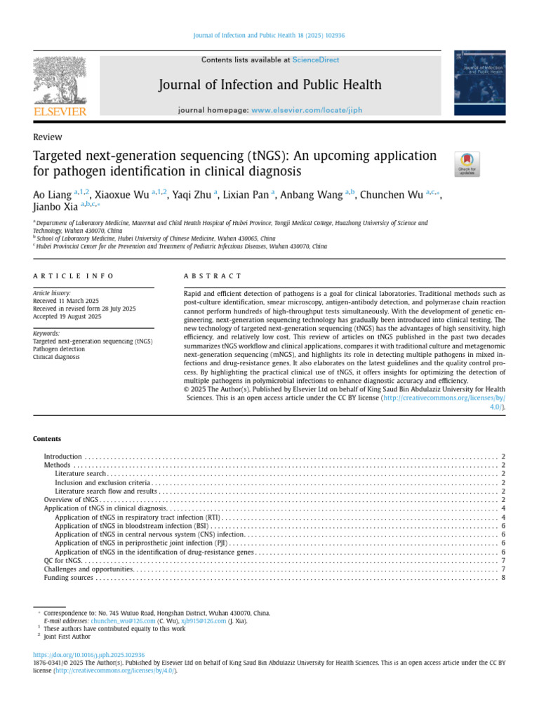 Targeted Next-generation Sequencing (TNGS) | PDF | Dna Sequencing ...