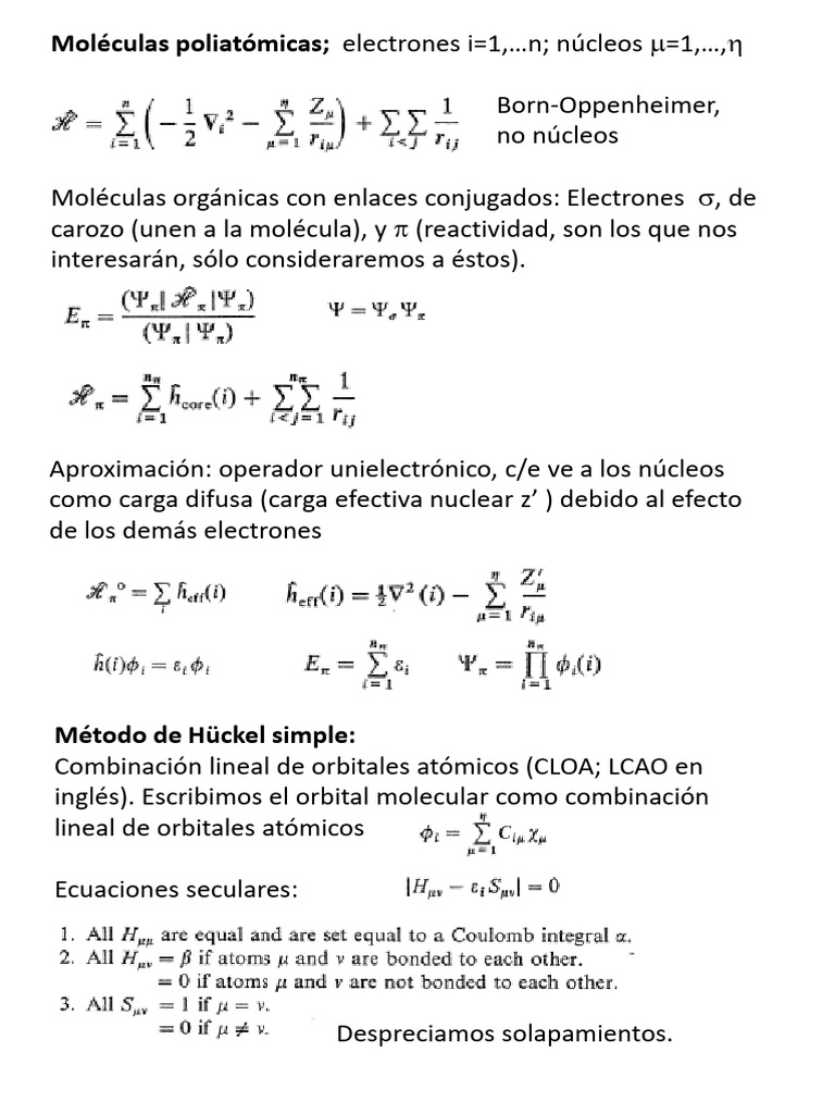 Metodo Huckel C | PDF
