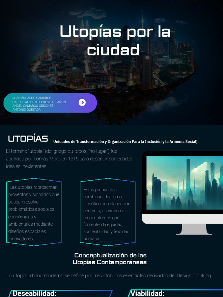 Utopías Por La Ciudad | PDF | Sustentabilidad | utopía