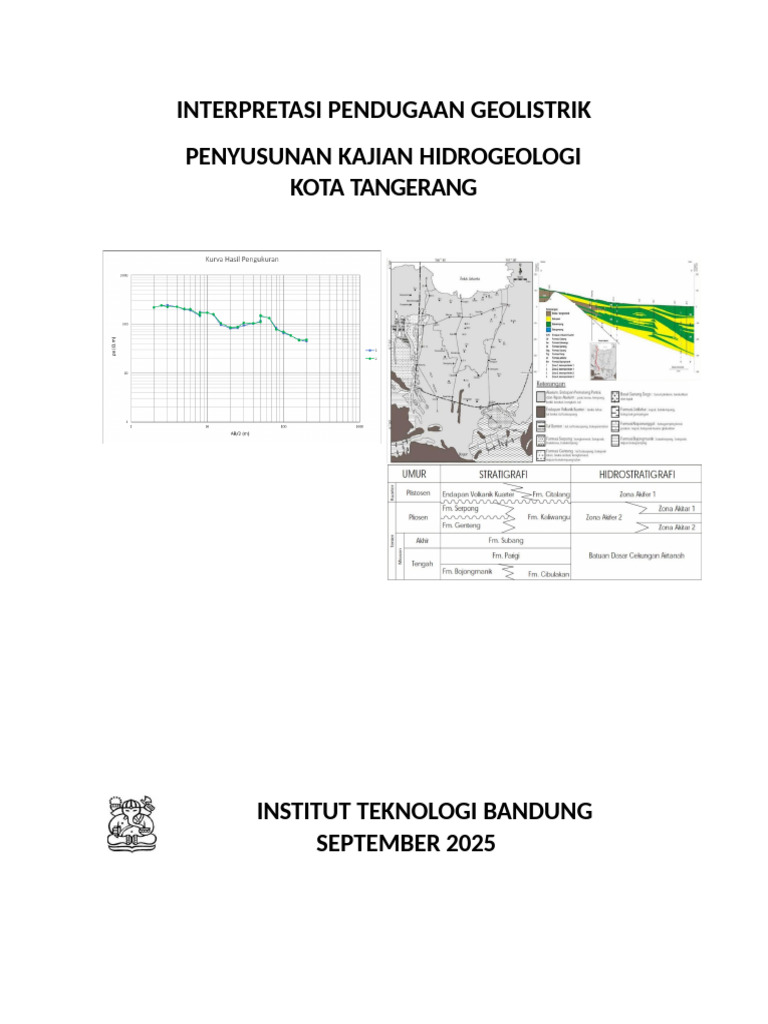 INTERPRETASI PENDUGAAN GEOLISTRIK - Sample | PDF