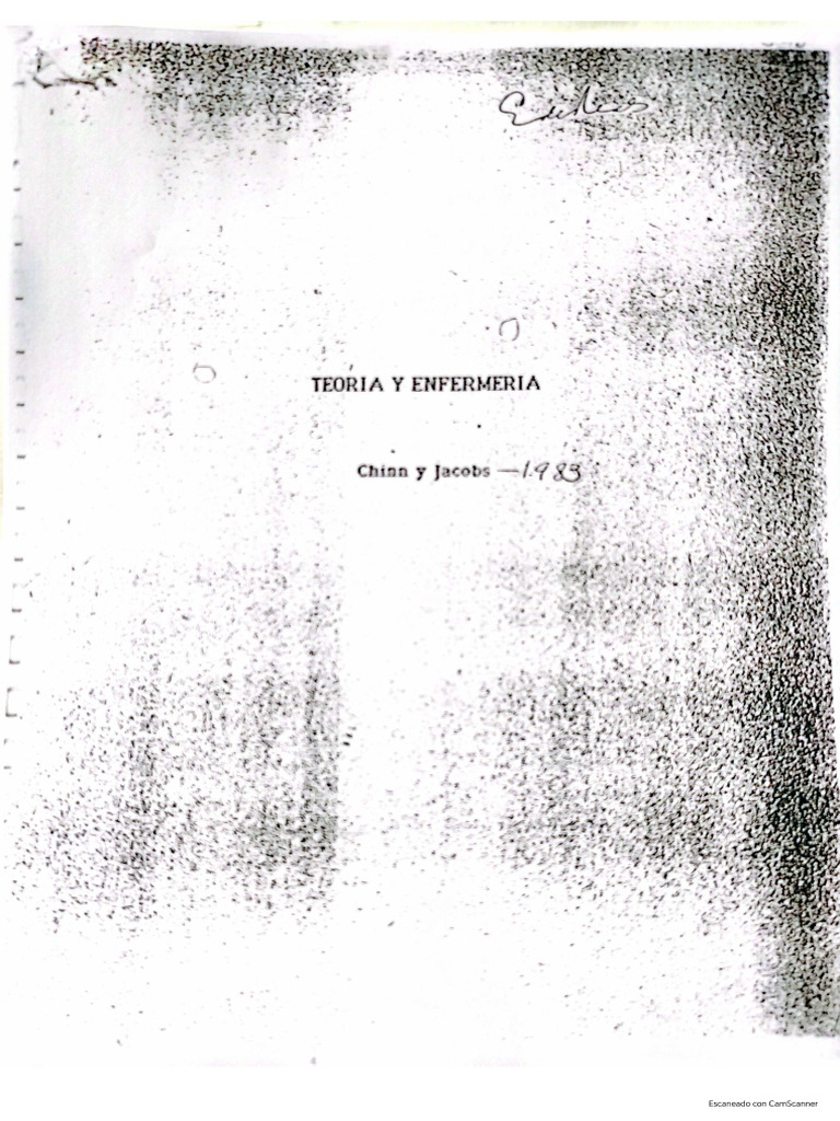 Teoría y Enfermería - Chinn y Jacobs | PDF