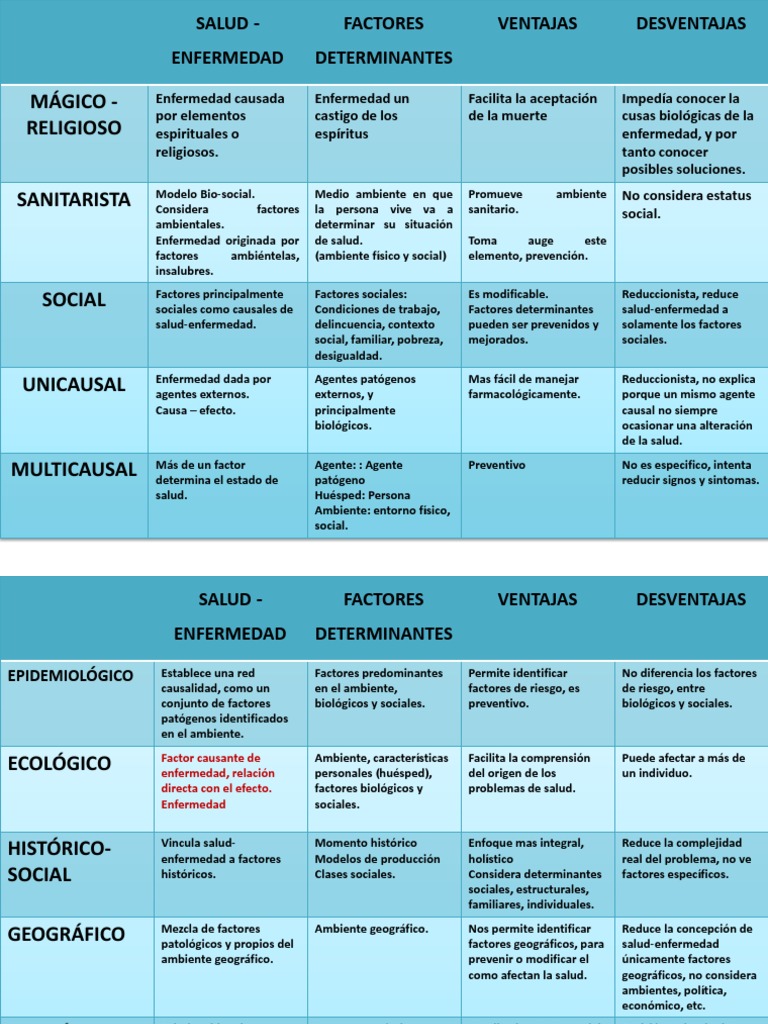 modelos medicos | Entorno natural | Bienestar