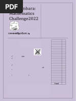Chithambara Year 4 Maths Challenge 2019 | PDF | Arithmetic | Elementary ...