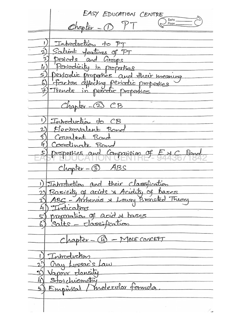 Fast Revision & TABLES-1 | PDF
