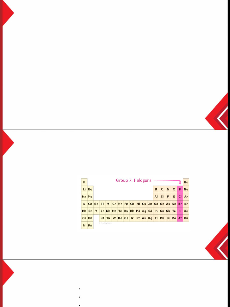 Halogen Family (1) | PDF | Chemistry | Chlorine