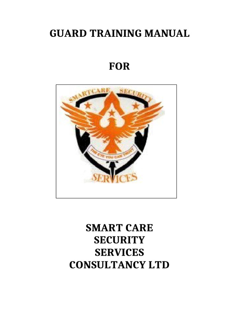 Smart Care Security Services Gurad Manual | PDF | Security Guard ...