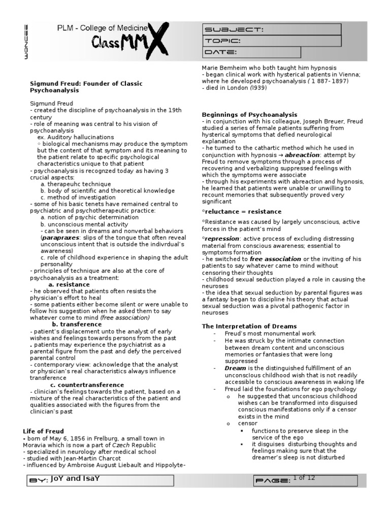 Theories of Personality and Psychopathology | PDF | Id | Defence Mechanisms