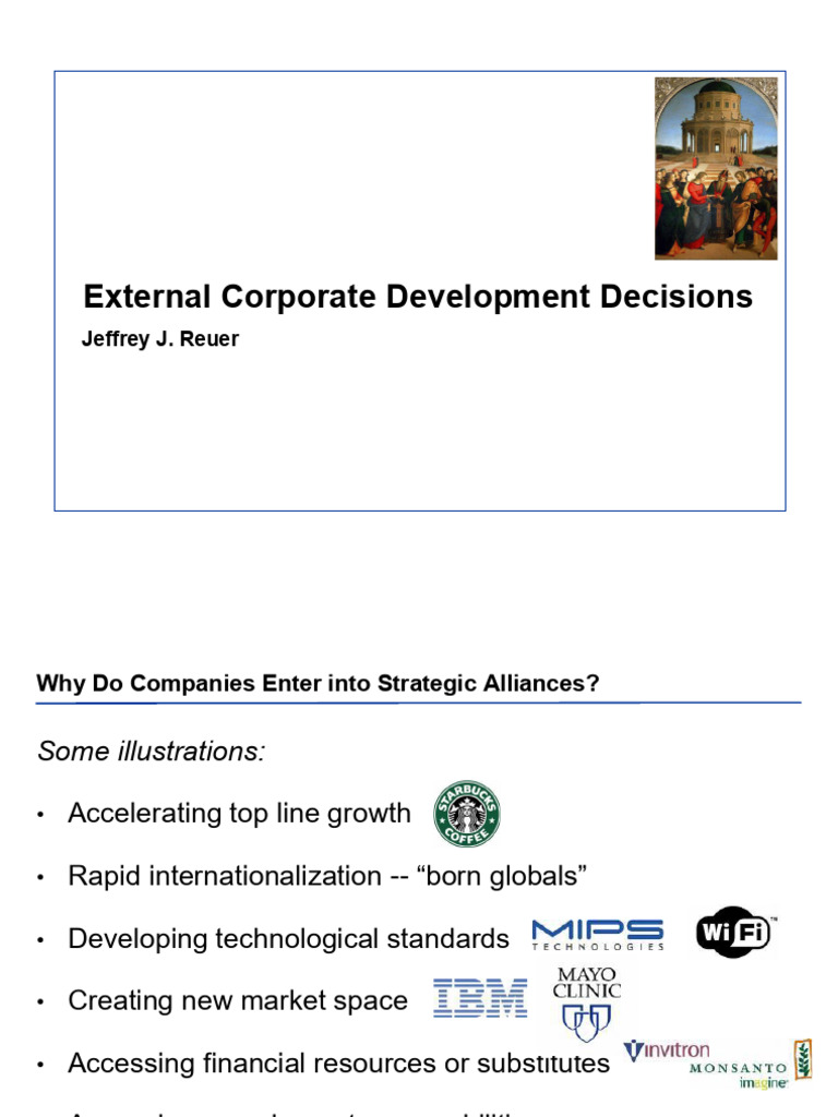 External Corporate Development Build Borrow Buy | PDF | Outsourcing ...