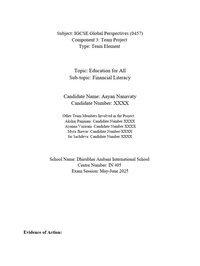 June2026 0457 03 IN405 Aayan Nanavaty Evidence of Action (2) | PDF