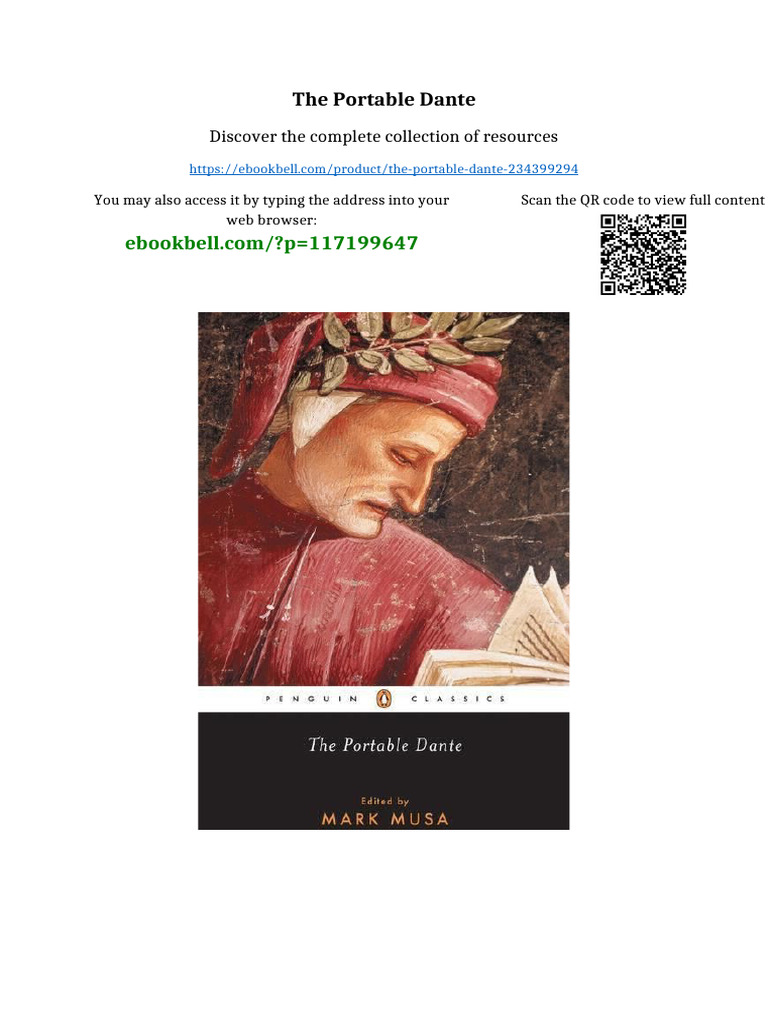 The Portable Dante Digital Download | PDF | Intellectual Property ...