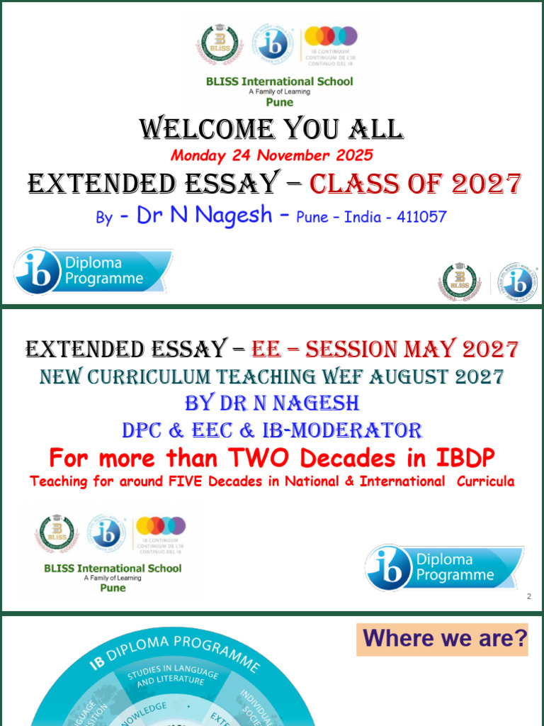 DP Core-EE PPT-Class of 2027-Dec 2025 | PDF