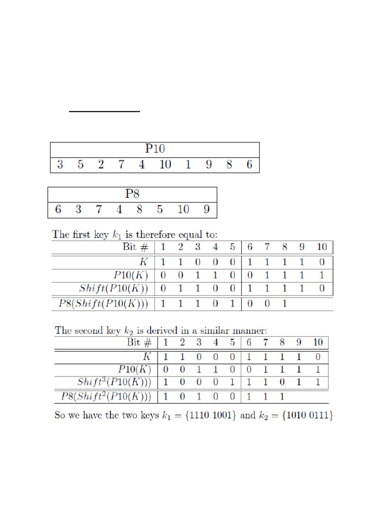 SDES Example | PDF