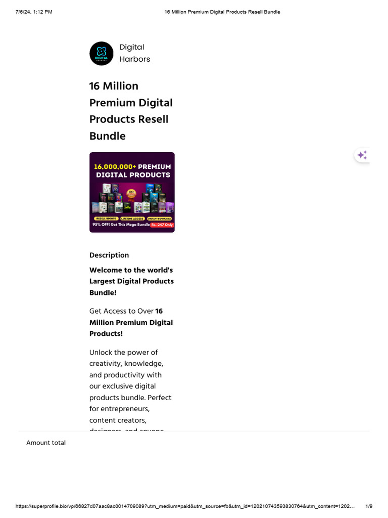 16 Million Premium Digital Products Resell Bundle | PDF | Adobe ...