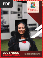 UNESWA 2025 Undergraduate Prospectus | PDF | Academic Degree ...