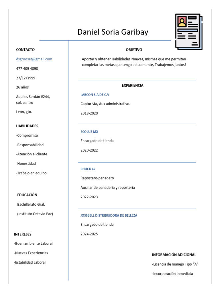 CV DANIEL | PDF