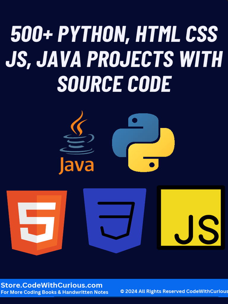 500+ Coding Projects With Source Code-TechByMehdi | PDF | Java Script ...