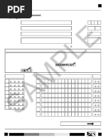 Answer Sheets - Ket | PDF