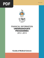 UWI St. Augustine Fee Booklet 2025/2026 | PDF | Banks | Cheque