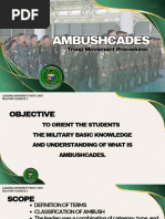 Squad Tactics: Ambush Techniques Guide | PDF | Ambush | Military Operations