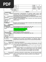 Grade 5 Health Education Lesson Plans | PDF | Oral Hygiene | Hygiene