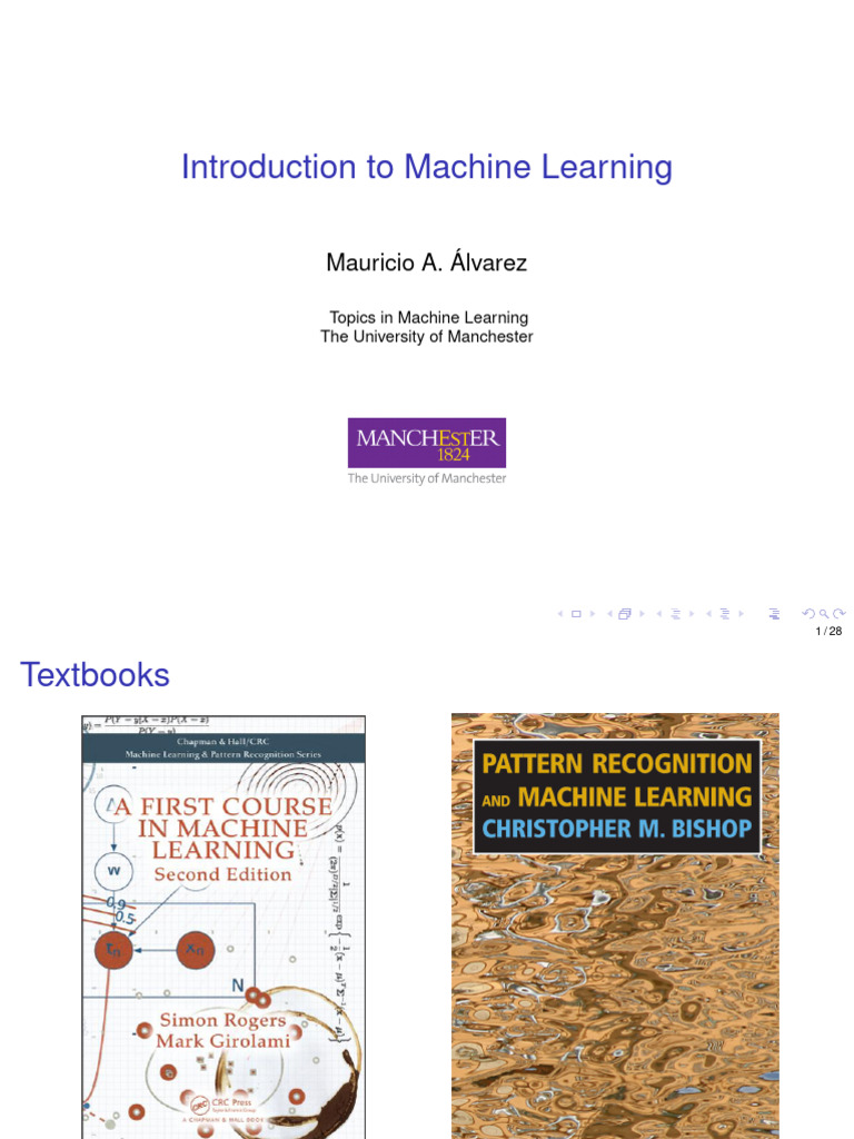 Intro To MachineLearning | PDF | Machine Learning | Applied Mathematics