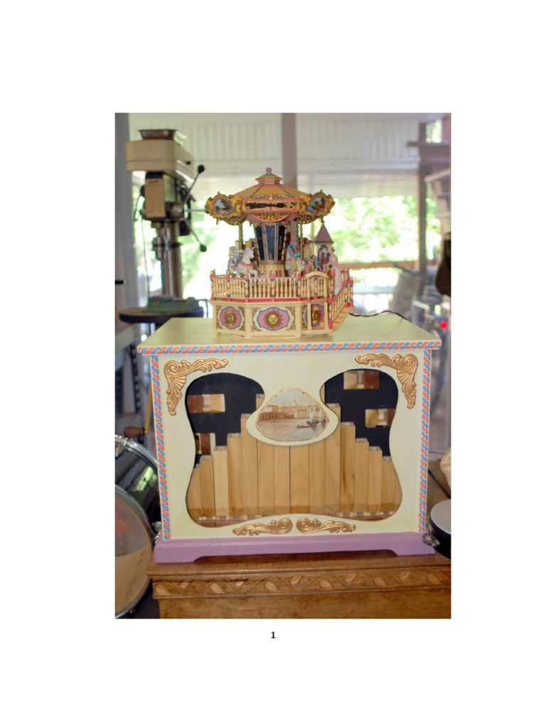 YANKEE DOODLE Street Organ Kit MANUAL | Adhesive | Plywood