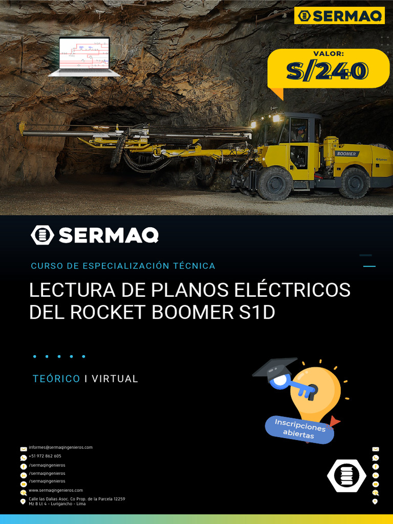 Silabo - Lectura de Planos Eléctricos ROCKET BOOMER S1D | PDF | Aprendizaje