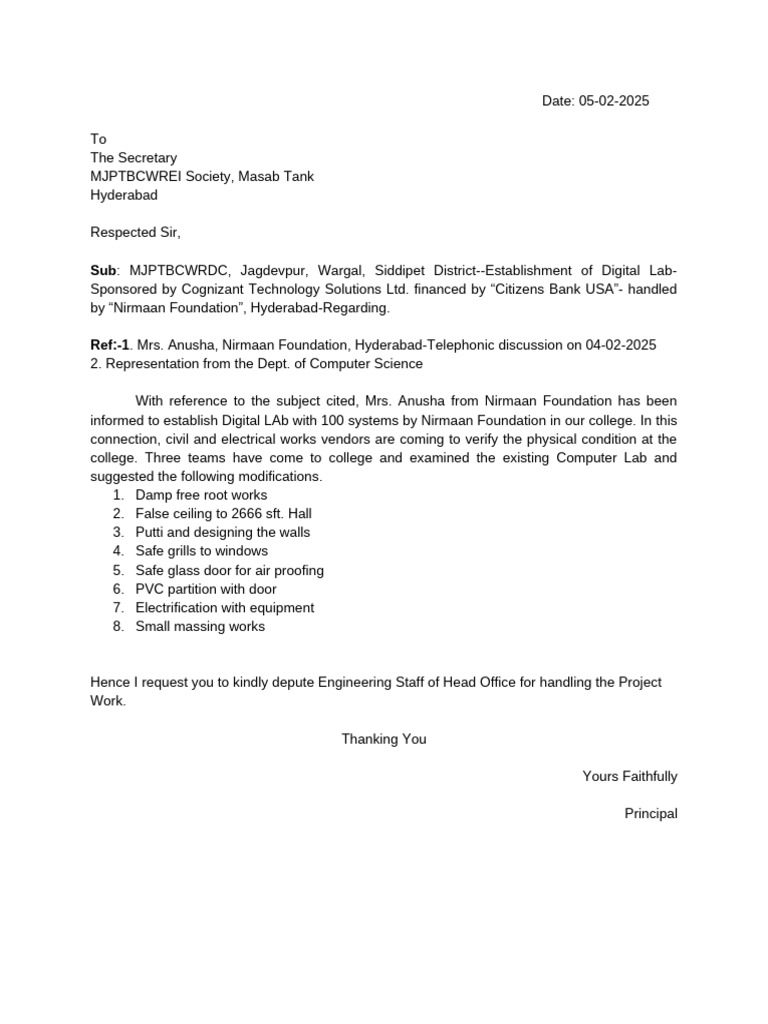 Digital Lab Letter | PDF